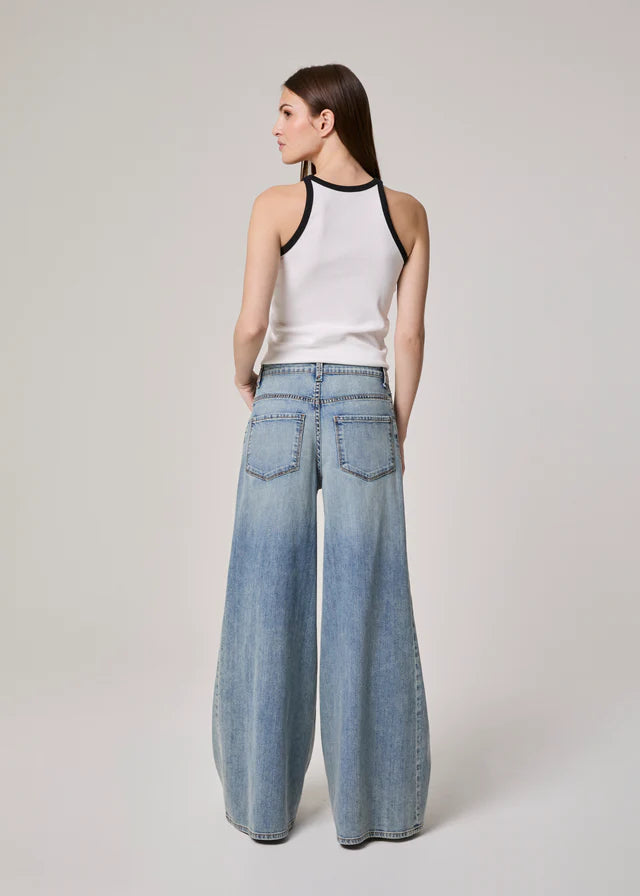 Edyson High Rise Super Wide Leg- Med Campo Wash – By Request