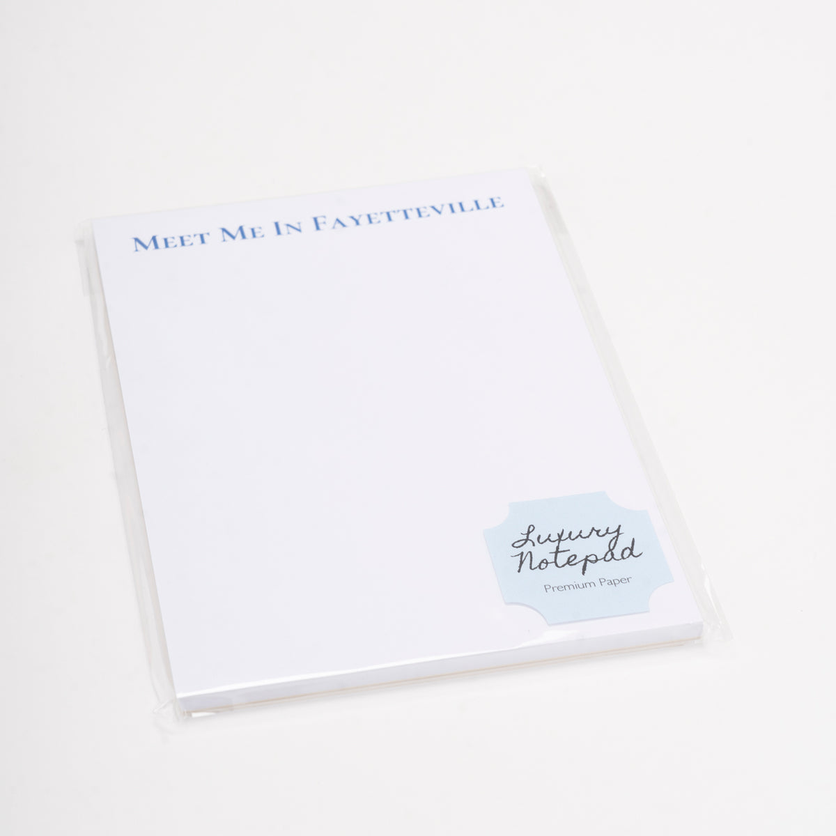 Meet Me In Fayetteville Note Pad – By Request