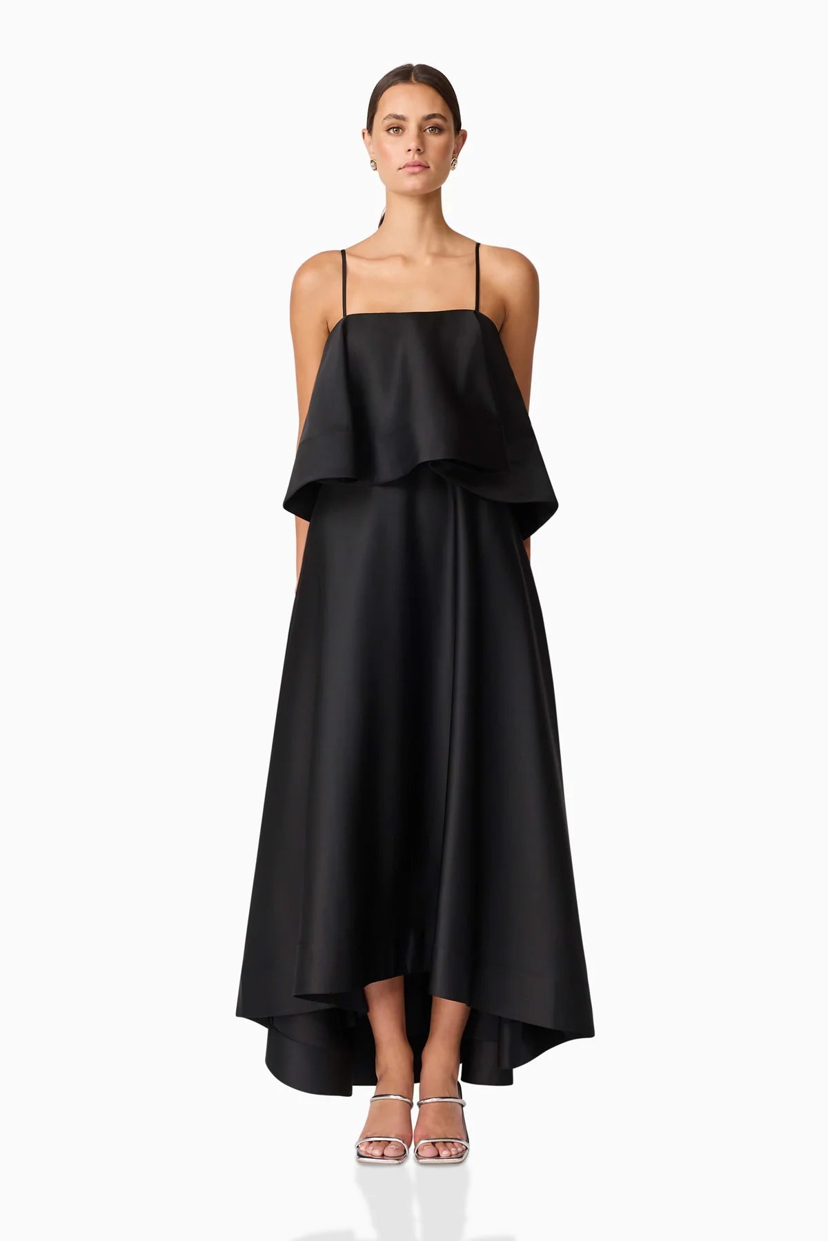 Elliat Reyna Tiered Maxi Dress- Black – By Request